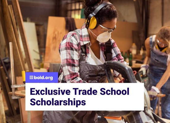 Top 90 Trade School Scholarships to Apply for in June 2025 | Bold.org